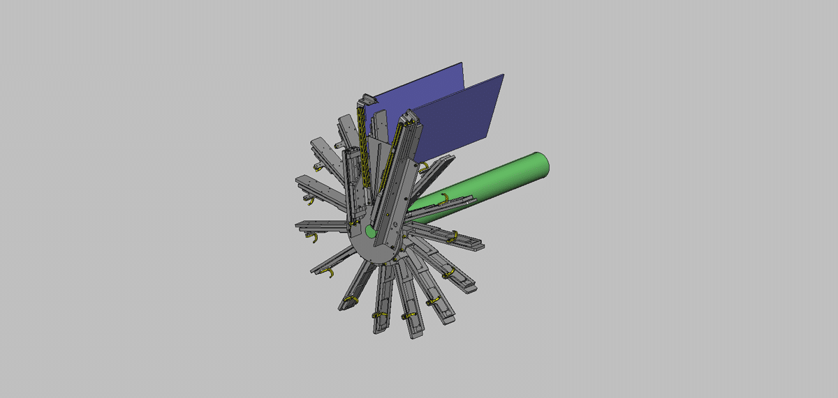 Download Automated Loading and Unloading Workpieces System Drawing ...