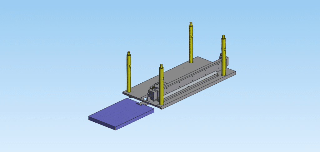 Download Industrial Pallet Pull-Out & Sliding Tray Mechanism Drawing ...