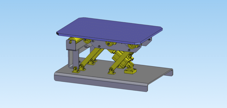 Download High-Speed Pallet Vertical Transfer Mechanism Drawing - MechStream