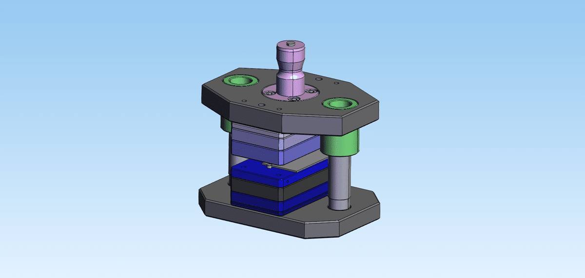 Download High Precision Punching Die CAD Drawing - MechStream