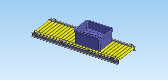 Download Smart Motor Roller Conveyor Belt Drawing - MechStream