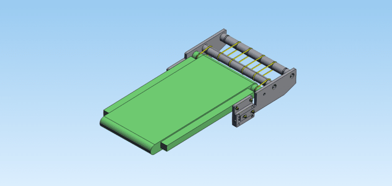 Round Belt Mechanism – Free CAD Drawing Download - MechStream