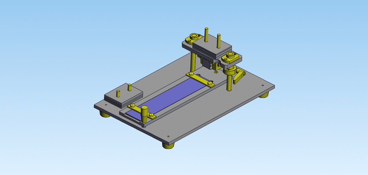 Get Professional Sheet Cutting Test Fixture Drawing - MechStream