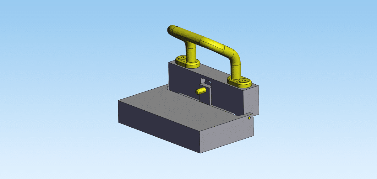 Download Simple Bending Fixture For Electronic Components Drawing ...