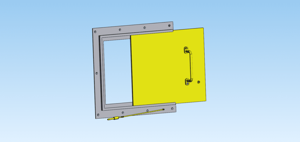 Download Industrial Sliding Door Mechanism CAD Drawing - MechStream