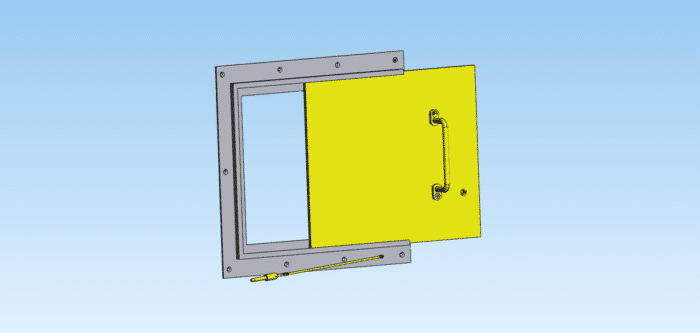 Download Industrial Sliding Door Mechanism CAD Drawing - MechStream