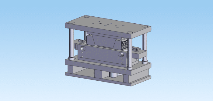 Download Integrated Stamping and Bending Die CAD Drawing - MechStream