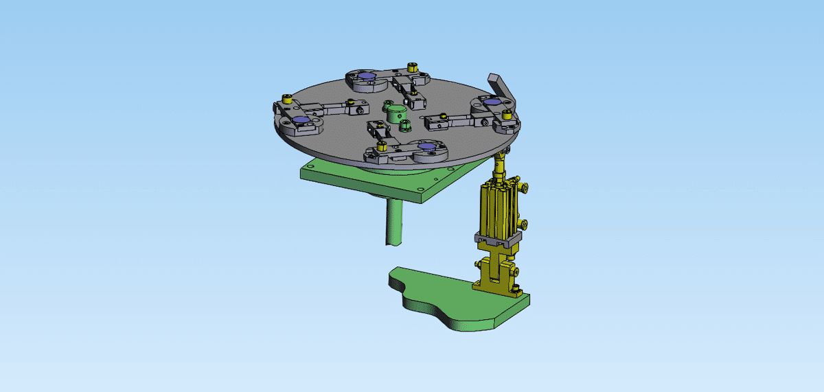 Download Robust Workpiece Clamping Mechanism Drawing - MechStream