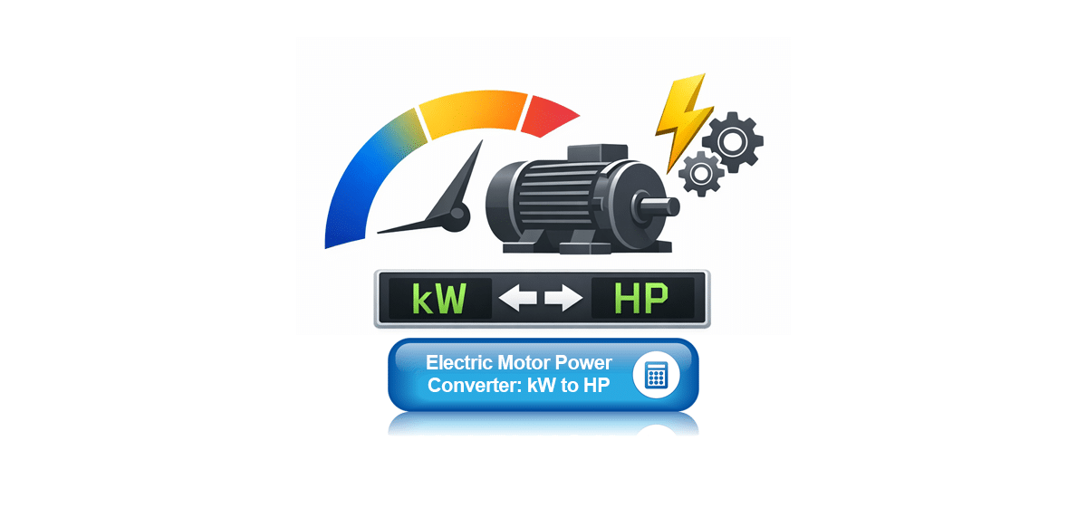 Electric Motor Power Converter: kW to HP - MechStream
