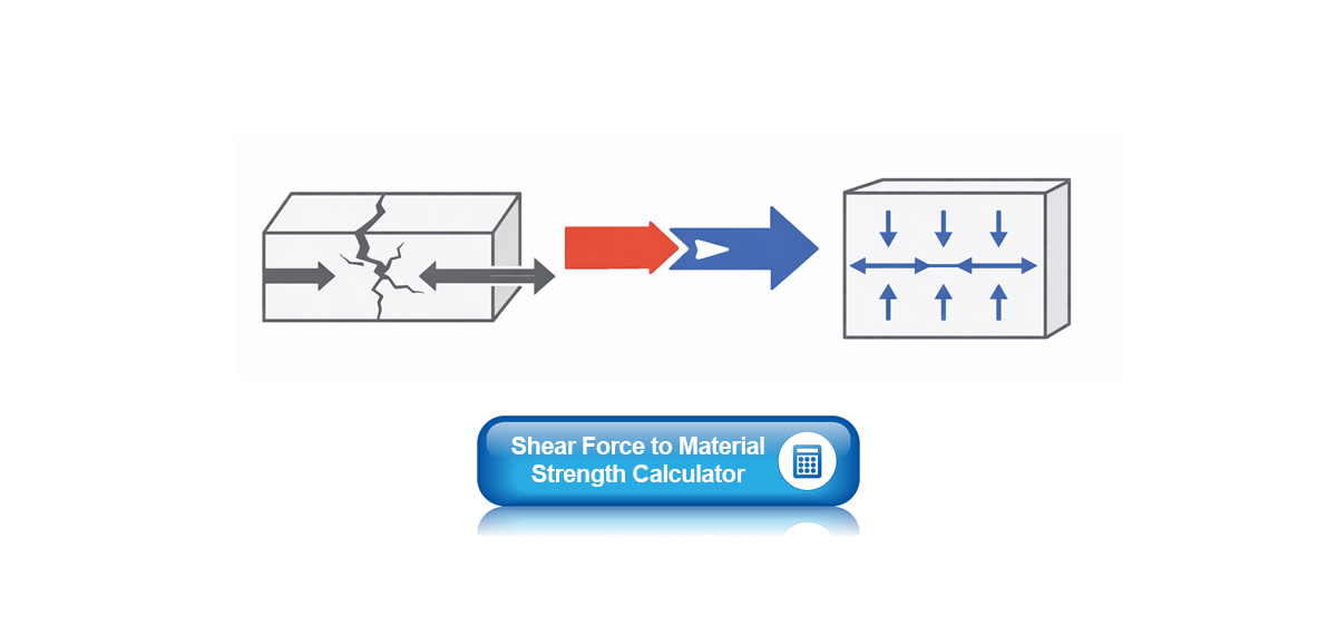 Shear Force to Material Strength Calculator - MechStream